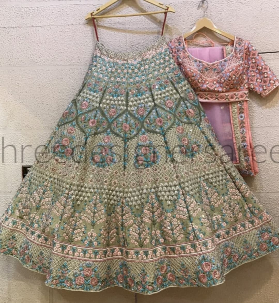 Lehenga Choli, Ghagra Choli, Devsena Silk Lehenga, Celebrities Lehenga ...