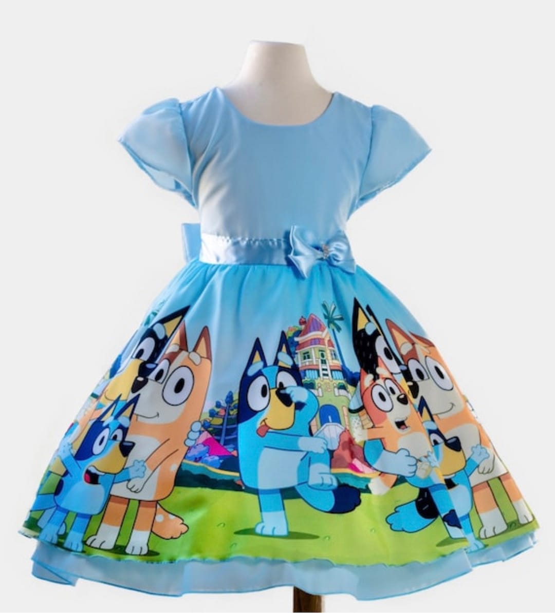 Bluey Bingo Dress, Bluey Birthday Outfit, Bluey Party Costume, Toddler ...
