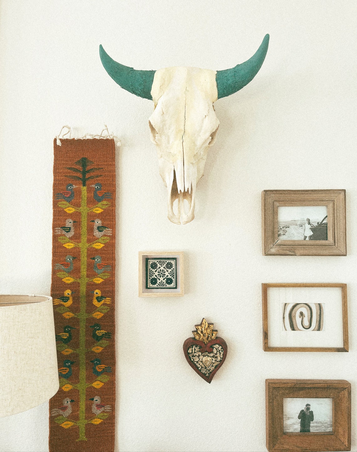 Natural Wood 5x5 Talavera Tile Shadow Box Single Frame / - Etsy