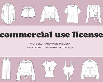 Commercial Use License for One Digital Pattern - Etsy