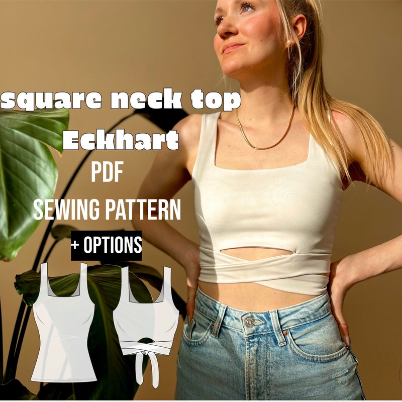 Square Neck Pattern - Etsy