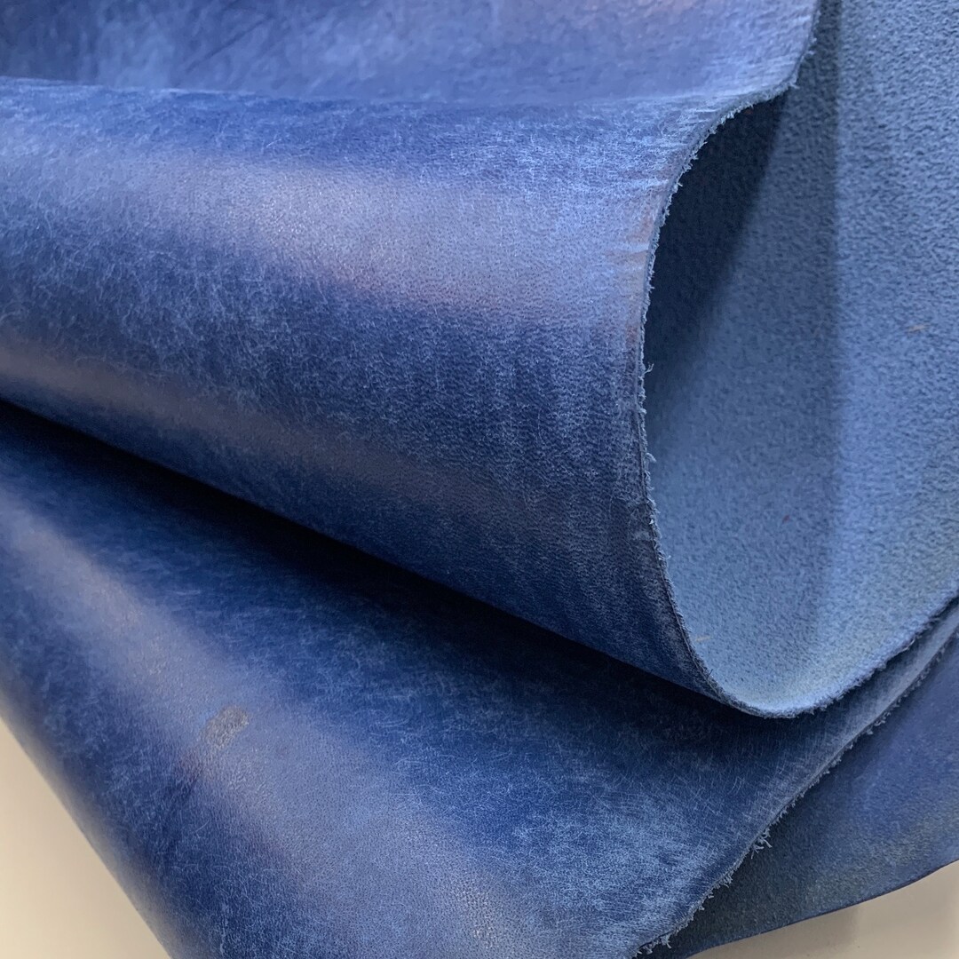 Blue Leather Royal Azure | Maya Pueblo Vegetable Tanned Sheets | Top ...