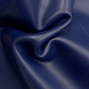 Blue Leather Nappa Full Grain Side | 1.4 Mm 3-4 OZ | Dark| Real Natural ...