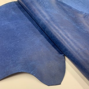 Blue Leather Royal Azure | Maya Pueblo Vegetable Tanned Sheets | Top ...