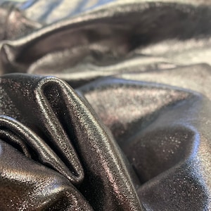 Metallic Leather Silver Laminated Natural | Cow Leather | Thickness 1.2 ...