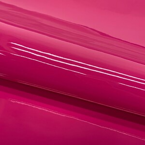 Pink Patent Leather Raspberry |2-3 Oz 1 Mm | Glossy Precut Panels ...
