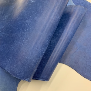 Blue Leather Royal Azure | Maya Pueblo Vegetable Tanned Sheets | Top ...