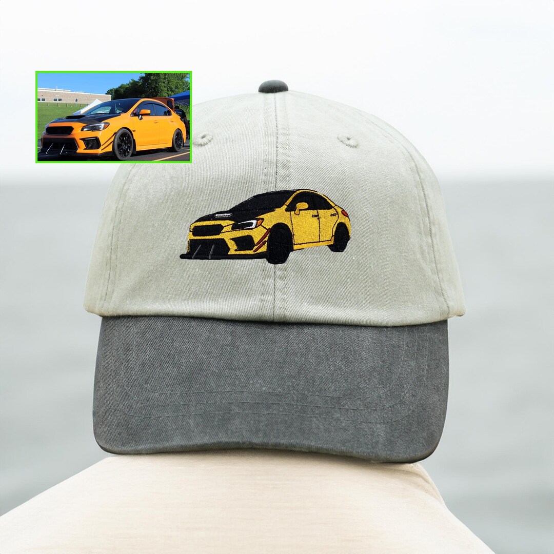 Custom Embroidered Car From Photo Hat, Embroidered Car Dad Hat, Custom ...