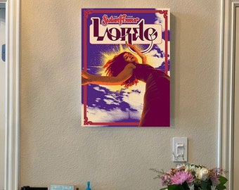 Lorde Solar Power Tour Poster - Etsy UK