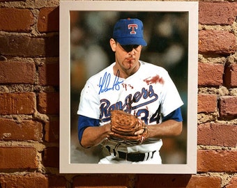Nolan Ryan Bloody Lip Poster - Etsy