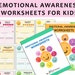 Emotional Awareness Worksheets Kids Mental Health Printable - Etsy