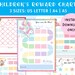 Pastel Rainbow Kids Reward Charts: Habit Training Printable (editable ...