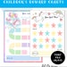 Pastel Rainbow Kids Reward Charts: Habit Training Printable (editable ...
