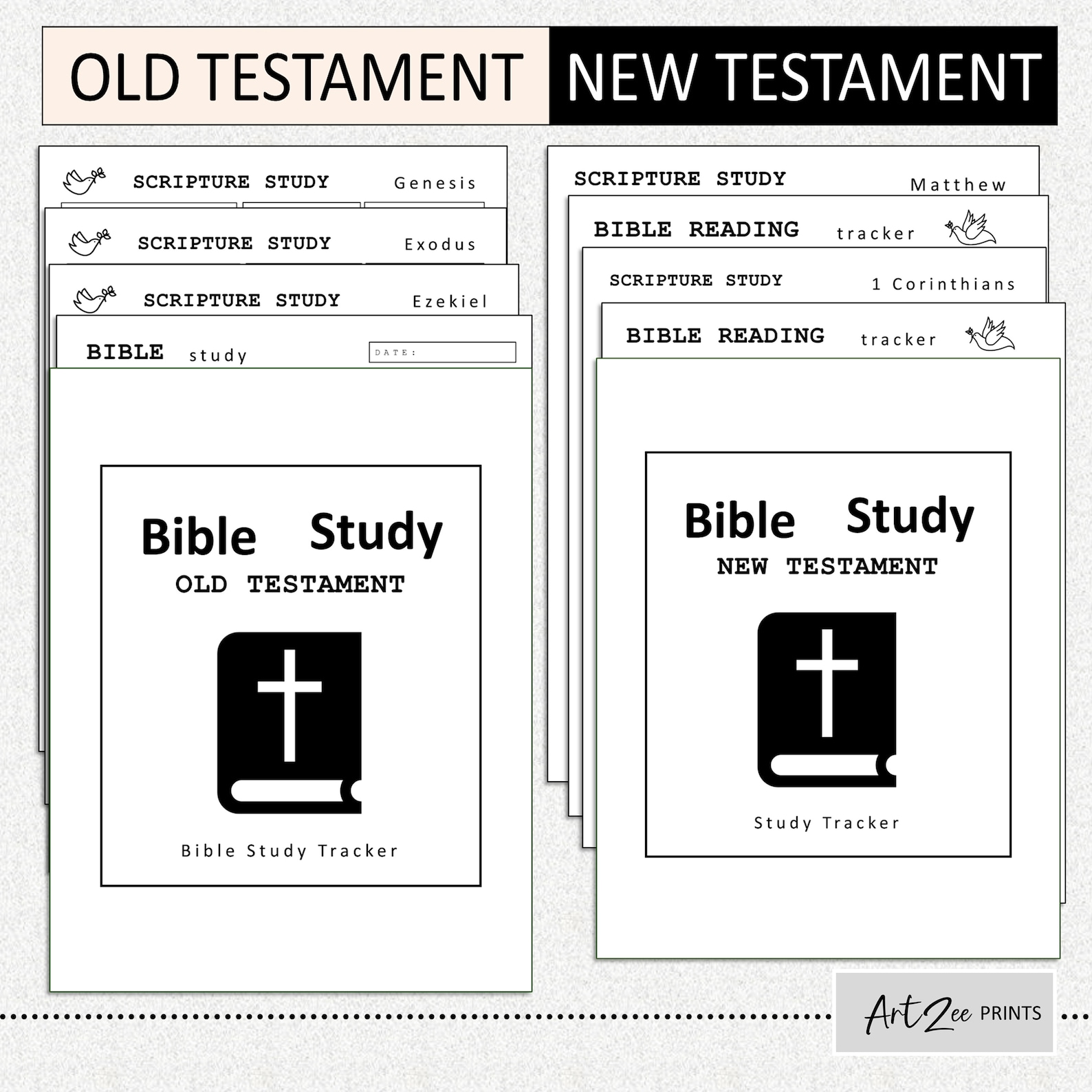 Faith Based Bible Scripture Study Journal Planner for Men and Women ...