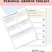 Personal Growth Planner Printables Self-care Kit With SMART Goals ...