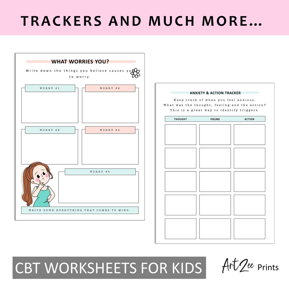 Mental Health Workbook, CBT Worksheet, Trauma Workbook, Self-care ...