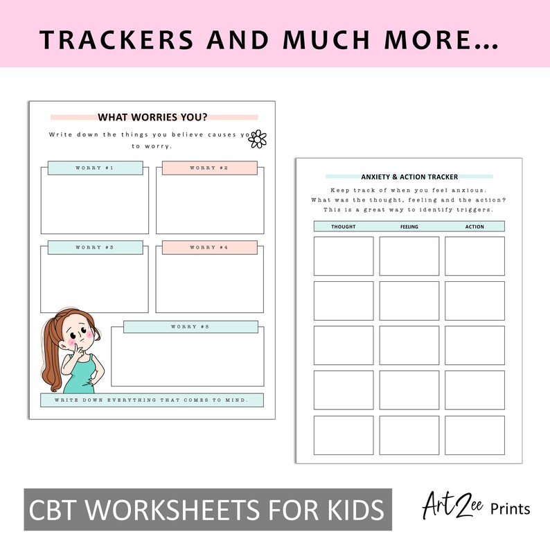 Mental Health Workbook, CBT Worksheet, Trauma Workbook, Self-care ...
