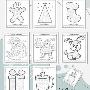 Christmas Toddler Activities | Dot Marker Coloring Pages | Dab A Dot ...