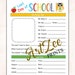First Day of School Printable, Back to School Kids Printable, Back to ...