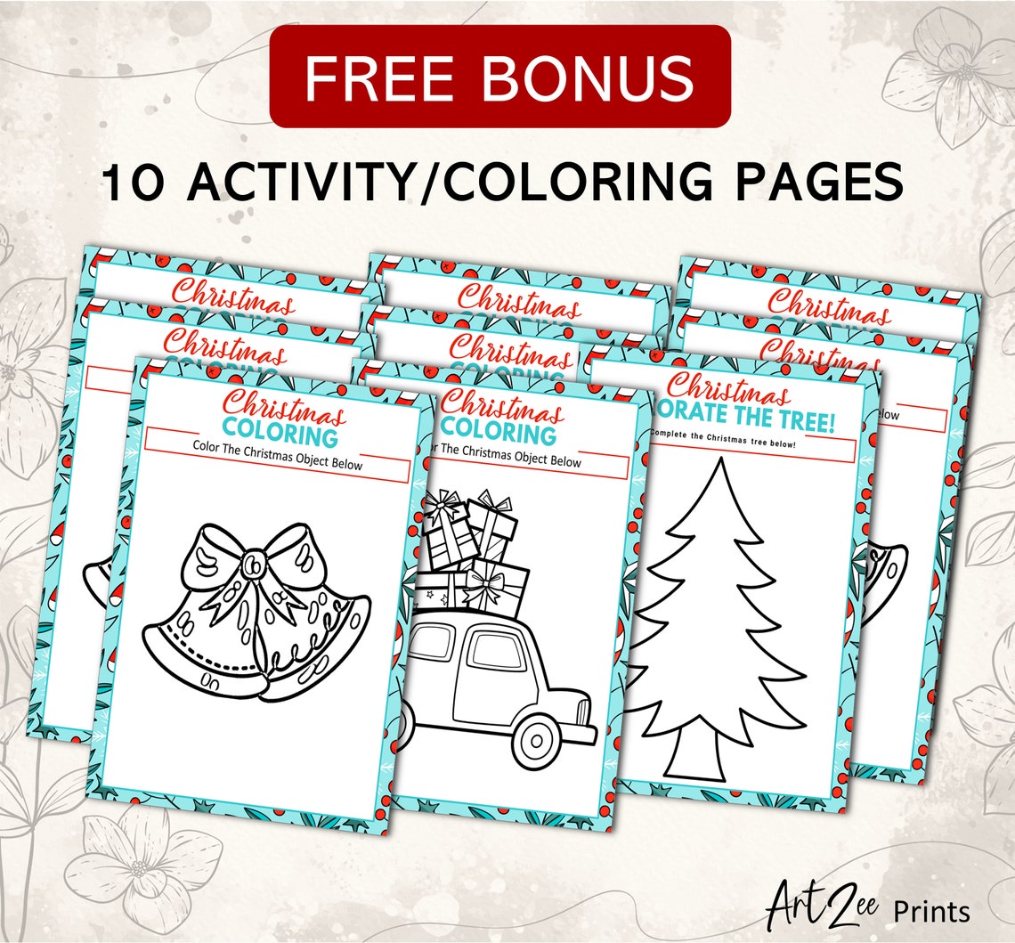 Printable Christmas Bingo Cards for Kids | 20 Cute Holiday Game Cards ...