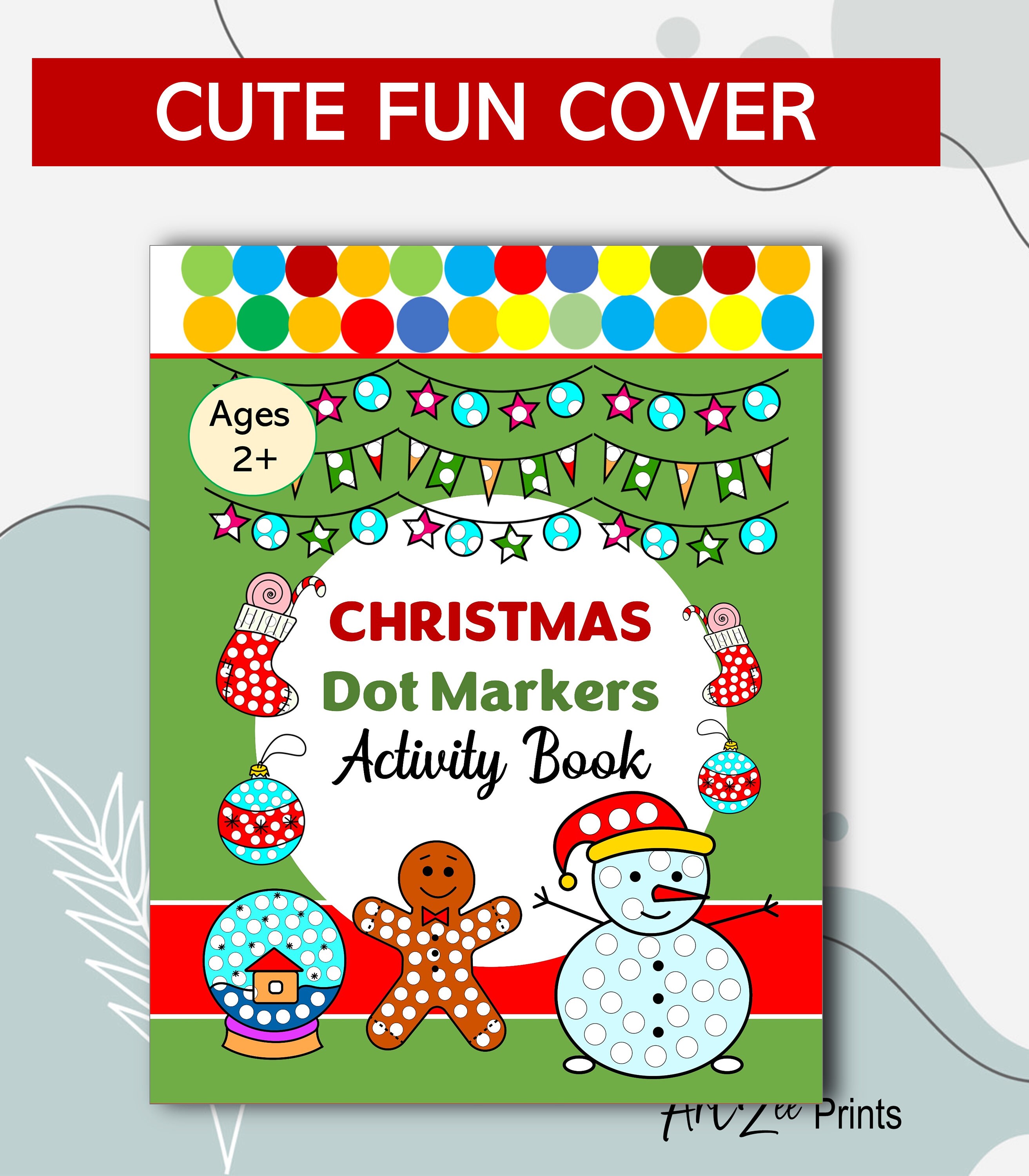 Christmas Toddler Activities Dot Marker Coloring Pages Dab - Etsy