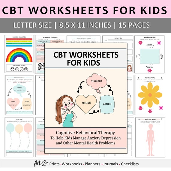 Mental Health Workbook CBT Worksheet Trauma Workbook - Etsy