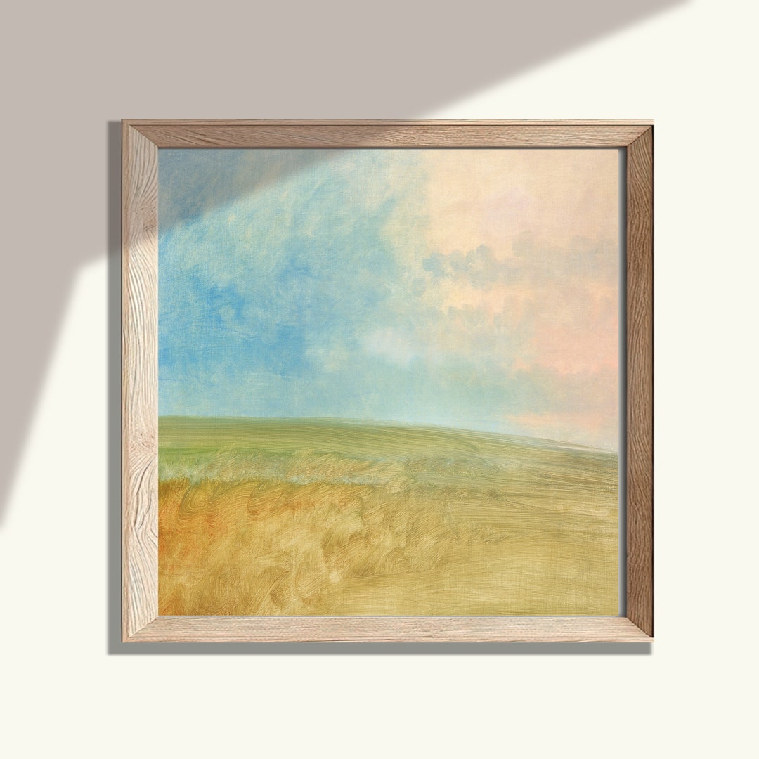 Retro Scenery Landscape Wall Art Printable, Rustic Nature Printable ...