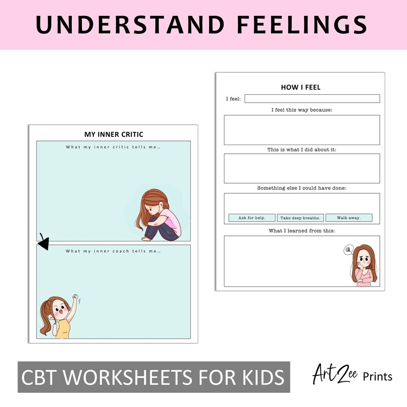 Mental Health Workbook, CBT Worksheet, Trauma Workbook, Self-care ...