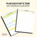 Summer School Planner Printable Undated Calendar Weekly - Etsy