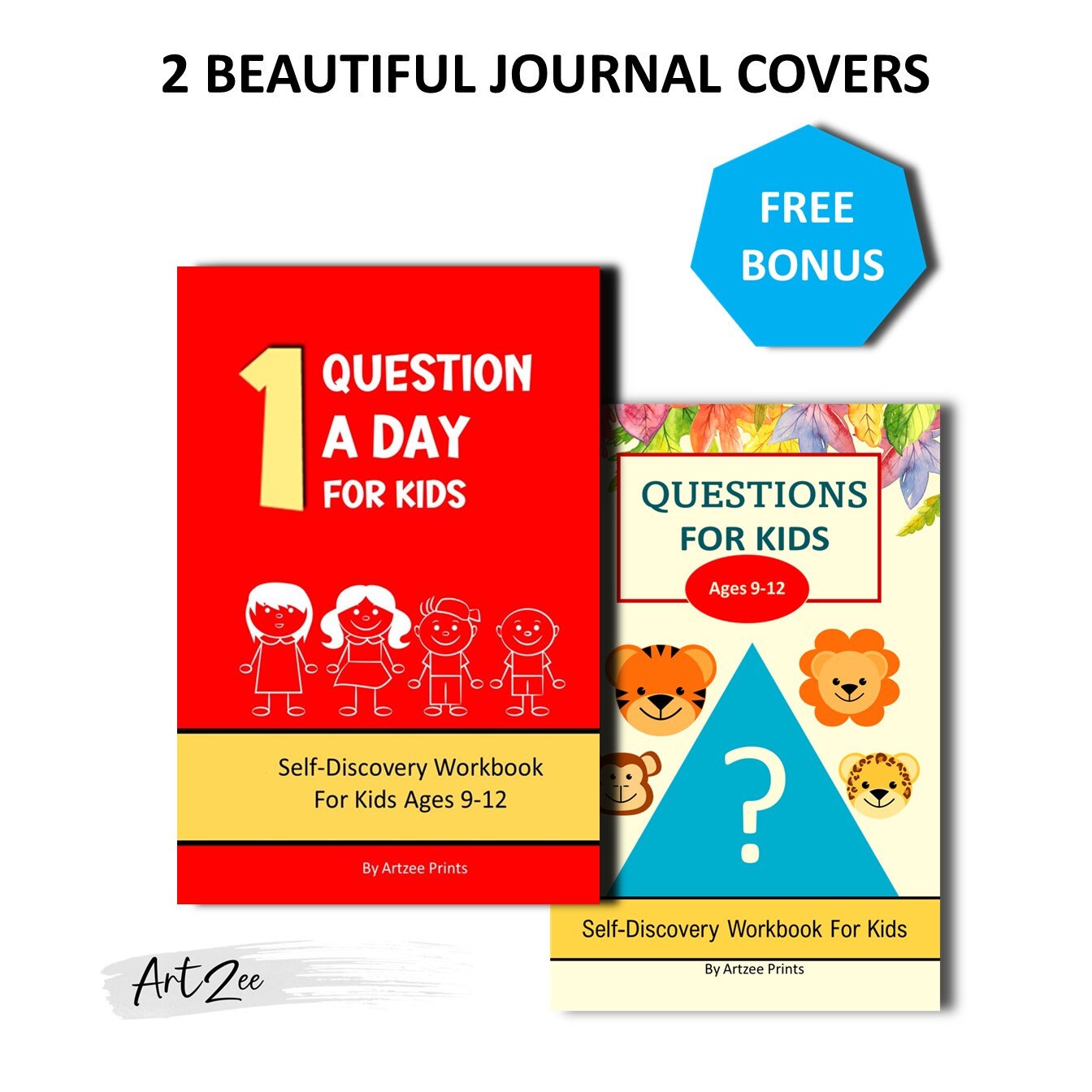 One Question A Day Prompt Journal Workbook for Kids Printable, Instant ...