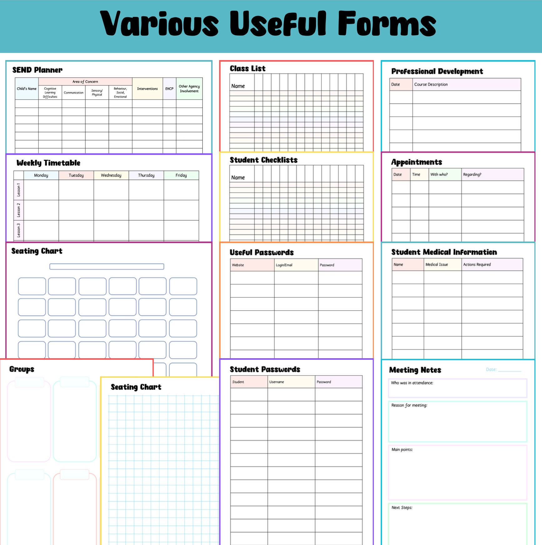 Teacher Planner 2024-2025 - Etsy