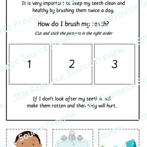 Looking After Myself Personal Hygiene Activity Book - Etsy