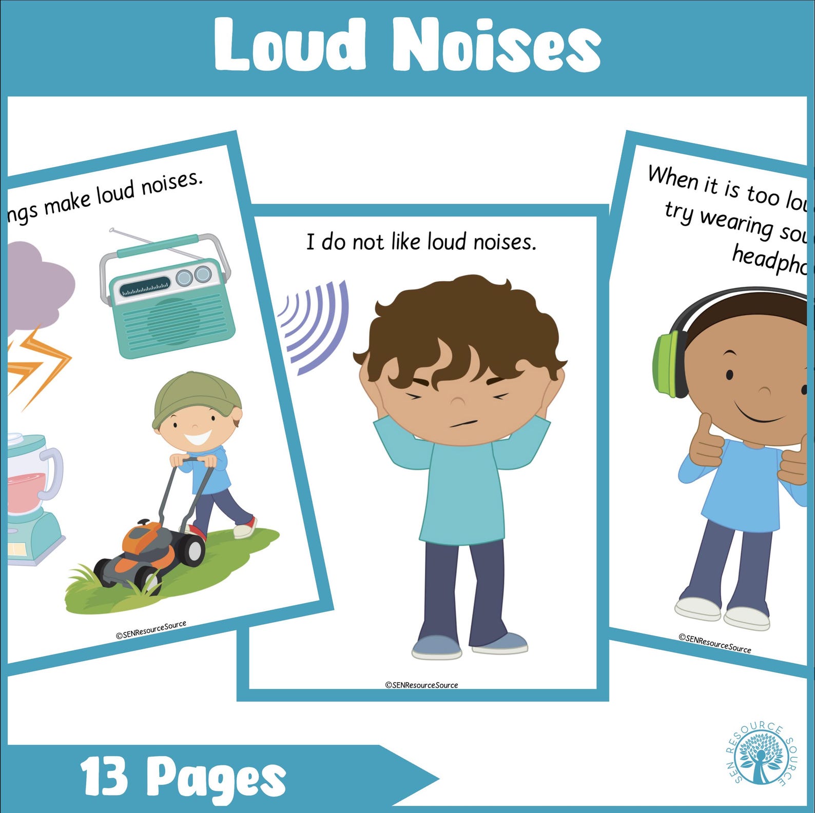 Loud Noises Social Story - Etsy