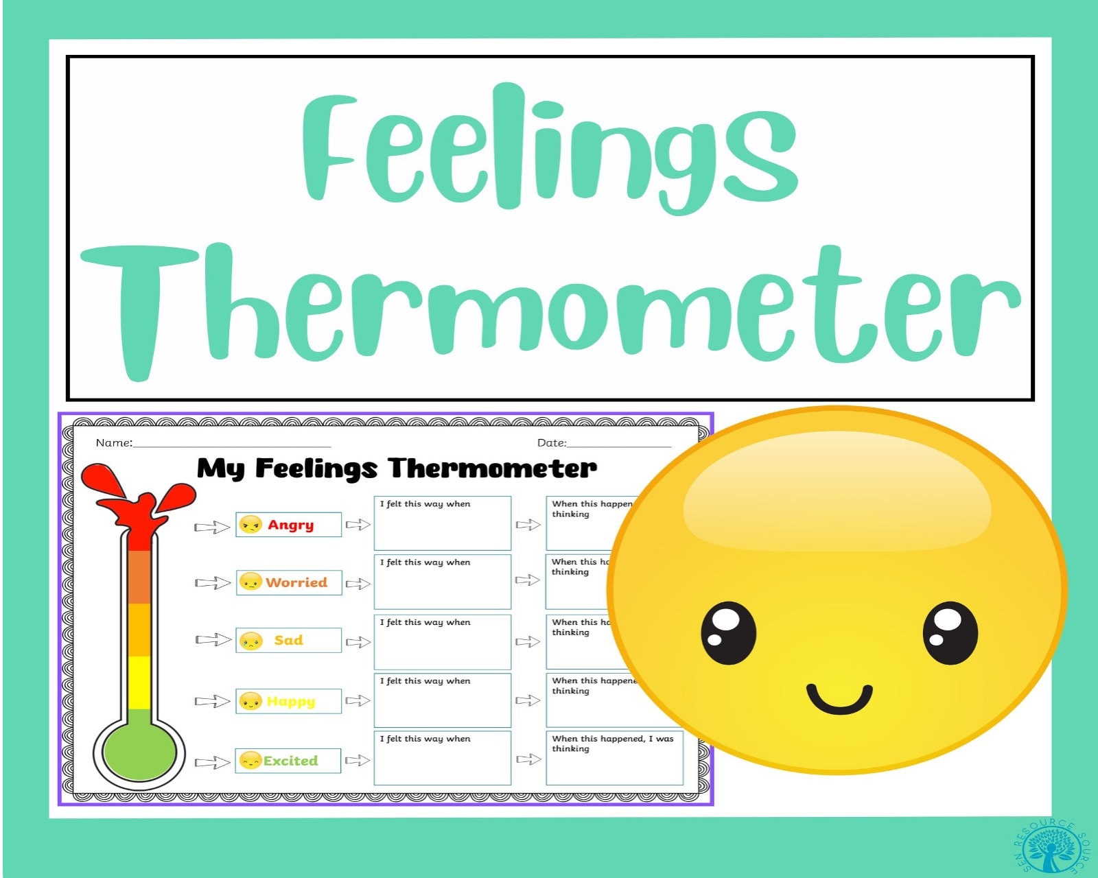 Blank Feelings Thermometer