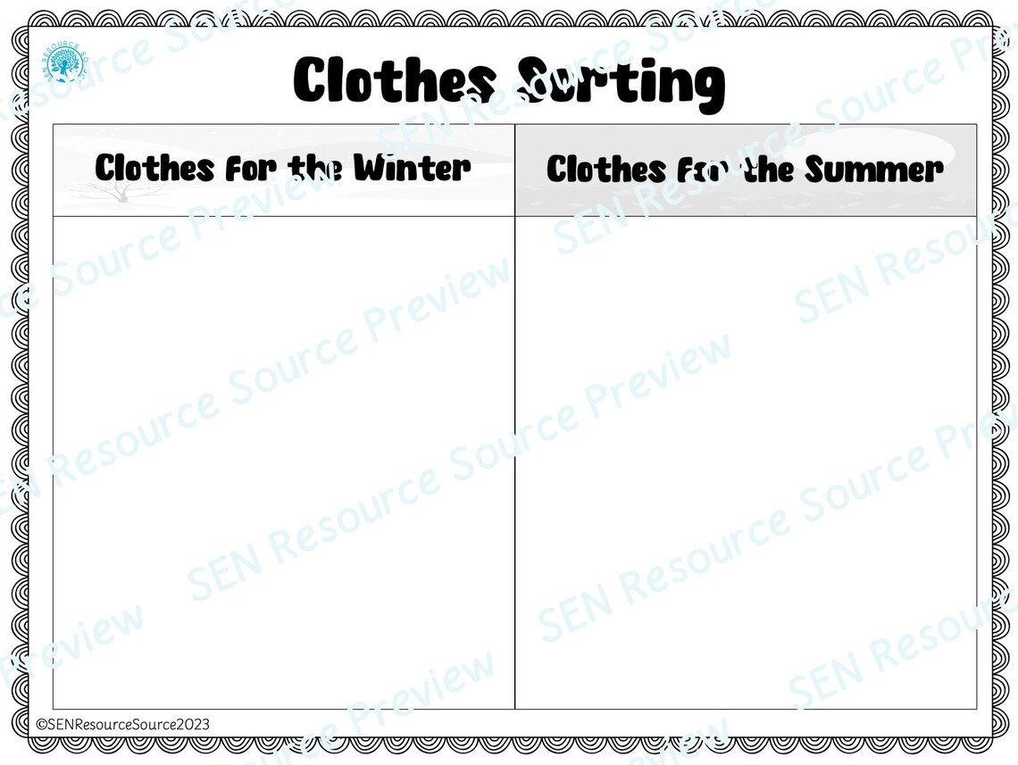 Receptive Language Sorting Activities - Etsy