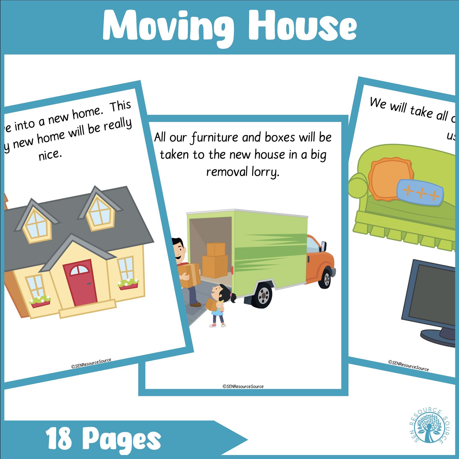 Moving House Social Story - Etsy