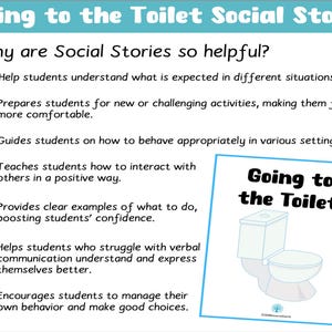 Using a Toilet Social Story - Etsy