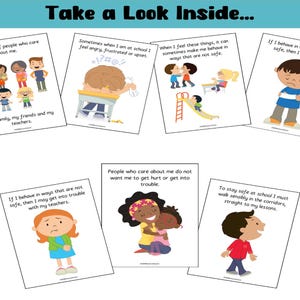 Safe Behaviour at School; Social Story - Etsy