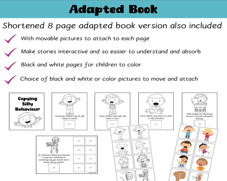 Copying Silly Behaviour Social Story - Etsy