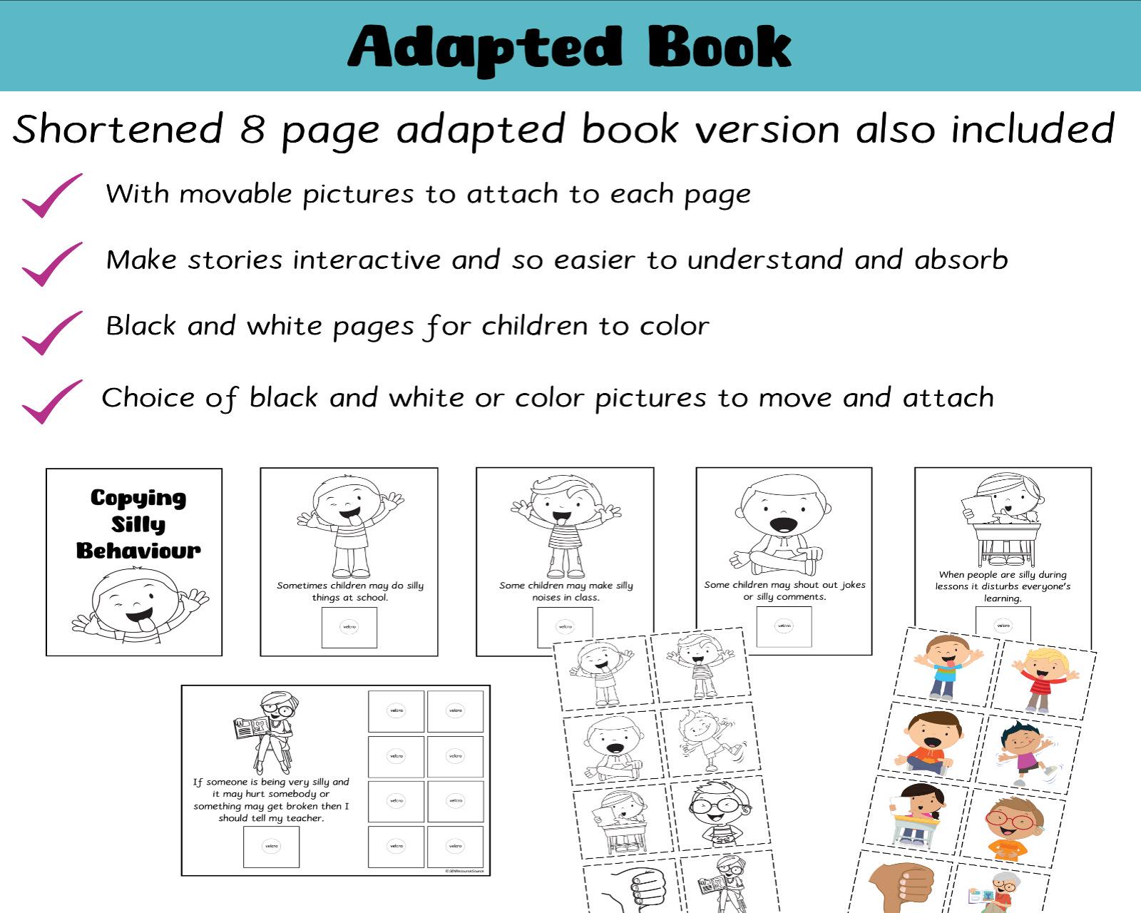 Copying Silly Behaviour Social Story - Etsy