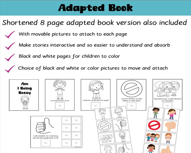 Being Bossy Social Story - Etsy