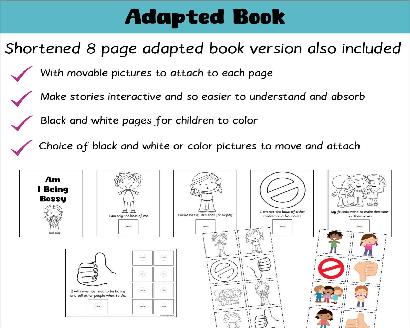 Being Bossy Social Story - Etsy