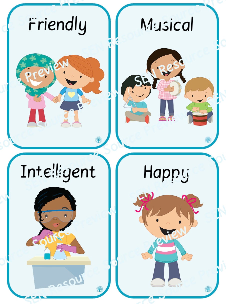 Strength Cards: Positive Affirmations for Kids - Etsy