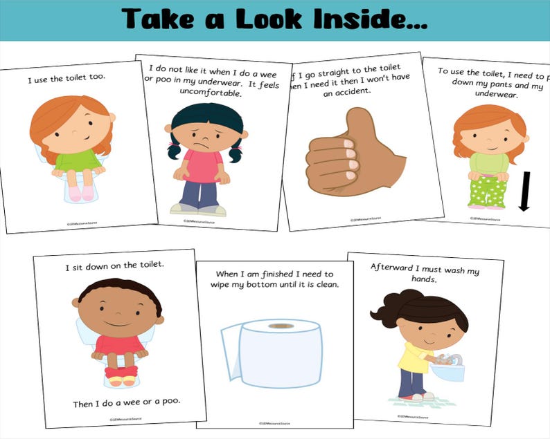 Using a Toilet Social Story - Etsy