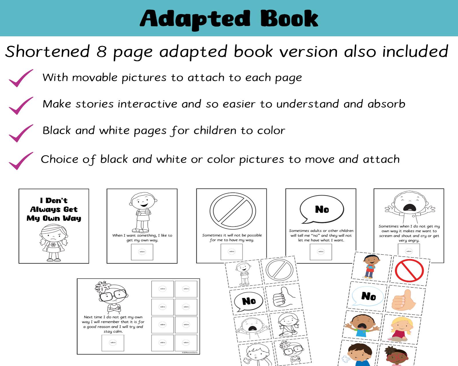 I Can't Always Get My Own Way Social Story - Etsy