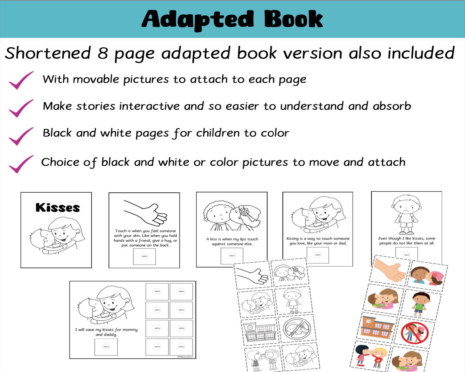 Kisses Social Story - Etsy