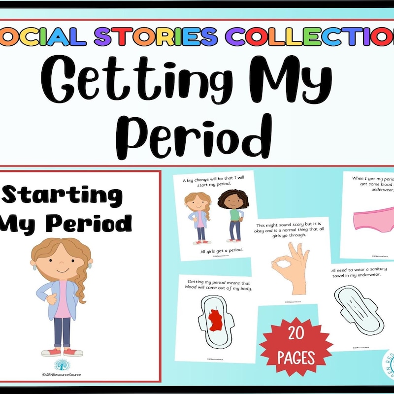 Girl Period Book - Etsy UK