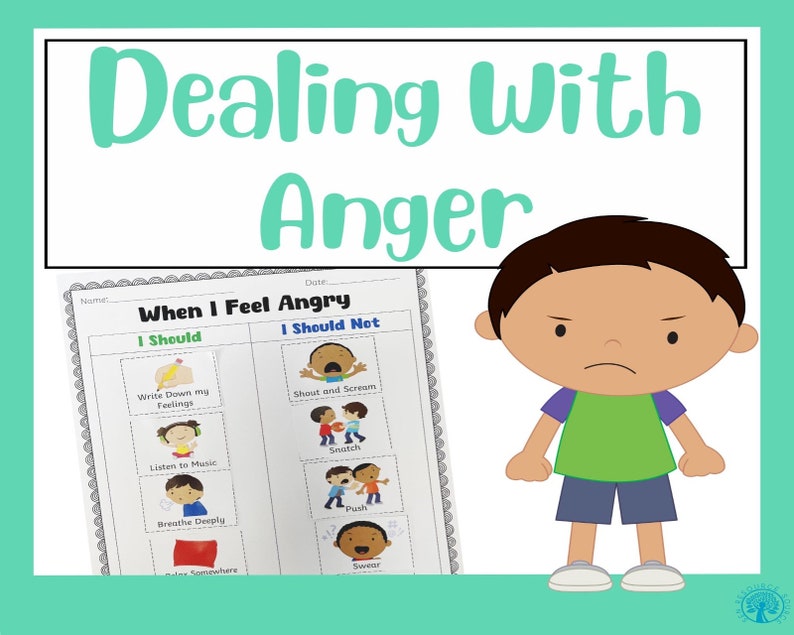 Anger Choices Worksheet - Etsy