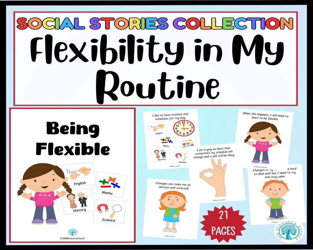 Flexibility in My Routine Social Story - Etsy