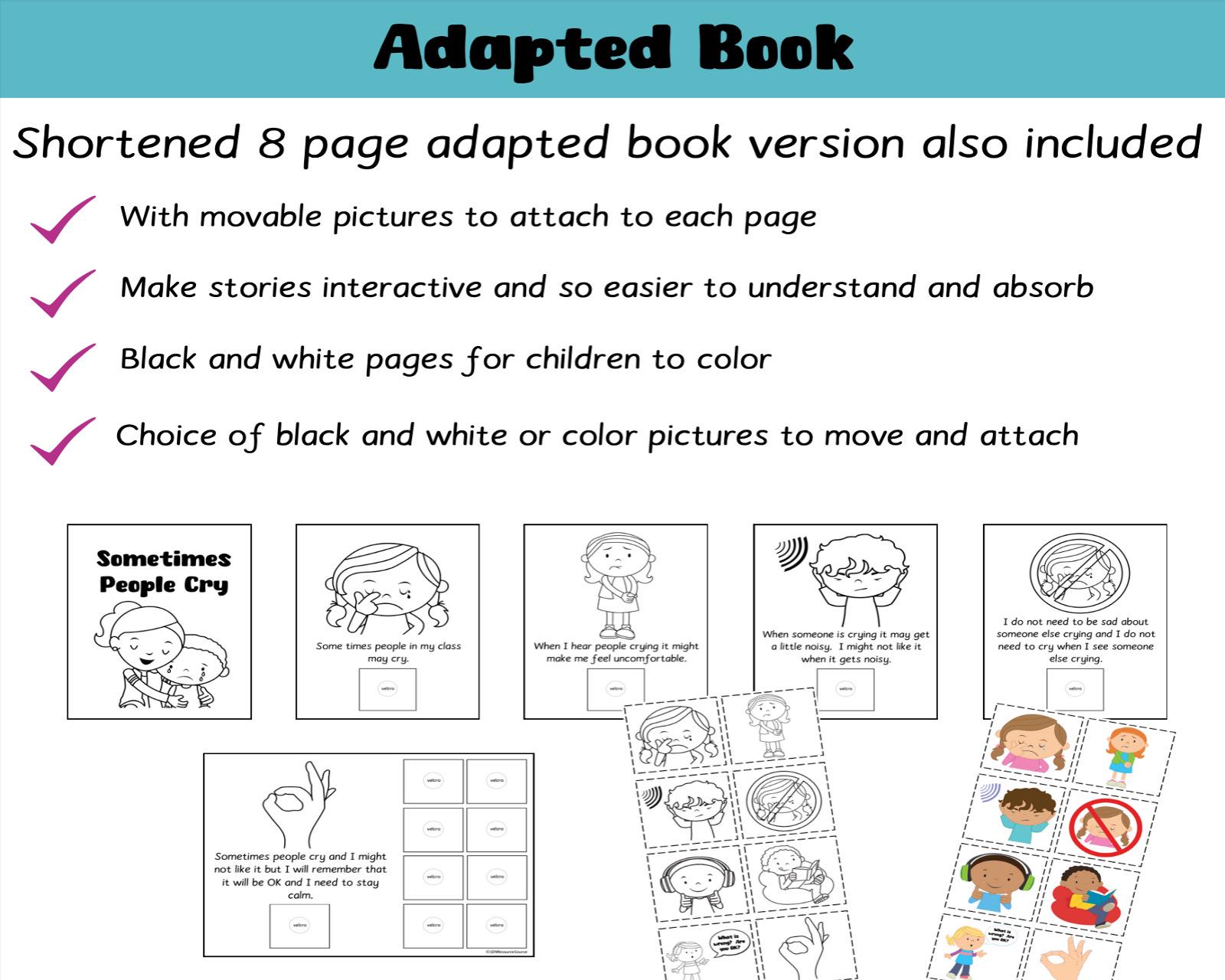 Sometimes People Cry Social Story - Etsy